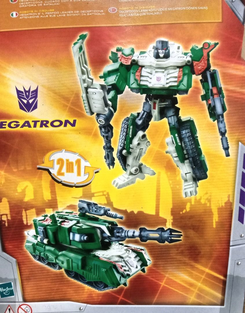 絕版 Hasbro TRANSFORMERS 變形金剛 Robots in Disguise Megatron DX 麥加登 1款, 興趣及遊戲, 玩具 & 遊戲類 - Carousell