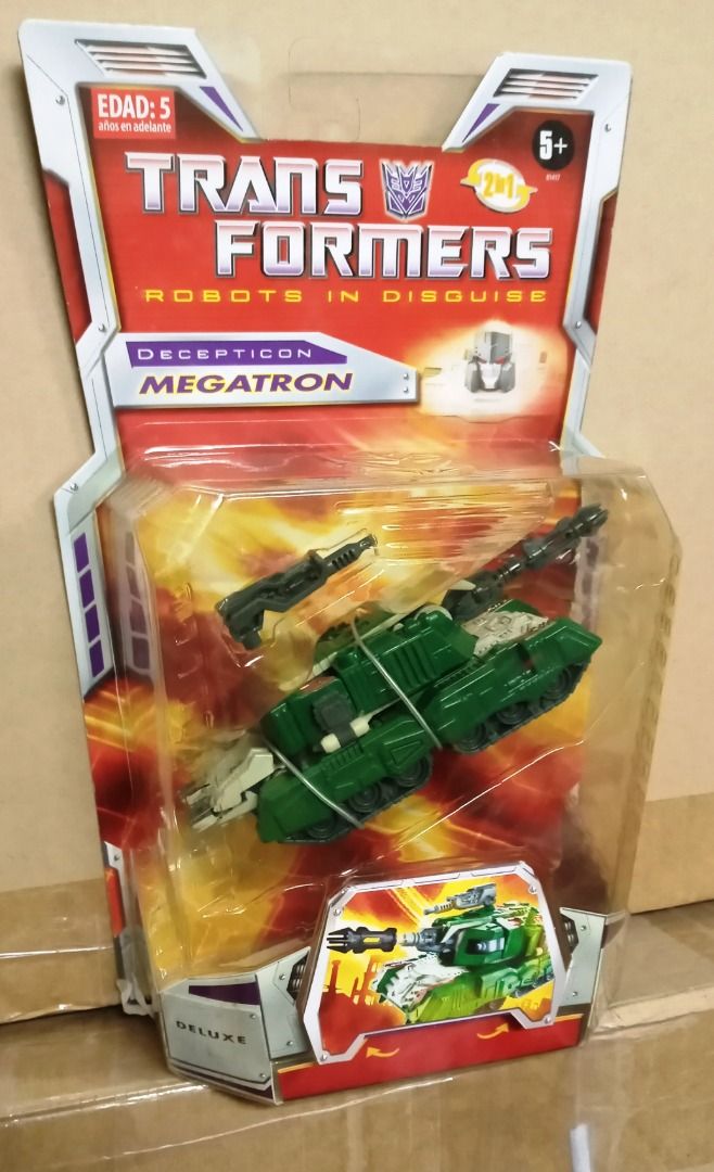 絕版 Hasbro TRANSFORMERS 變形金剛 Robots in Disguise Megatron DX 麥加登 1款, 興趣及遊戲, 玩具 & 遊戲類 - Carousell
