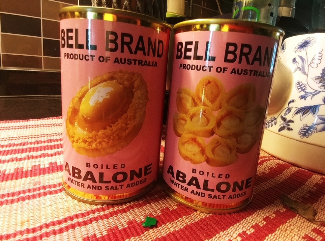 Abalone, 2 tins. Product of Australia, Food & Drinks, Other Food ...