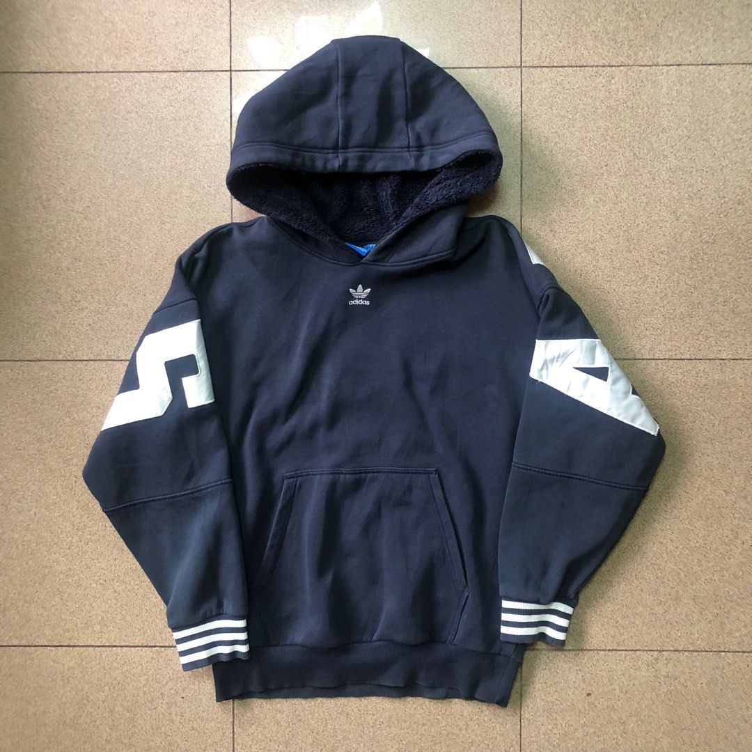 Adidas mid logo w/ big script logo, Men's Fashion, Tops & Sets, Hoodies ...