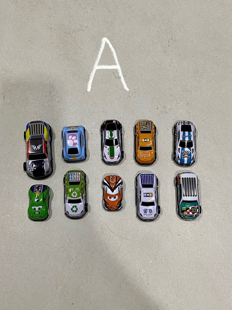 Alloy Toy Cars with Pull Back Mechanism Set A, Hobbies & Toys, Toys ...