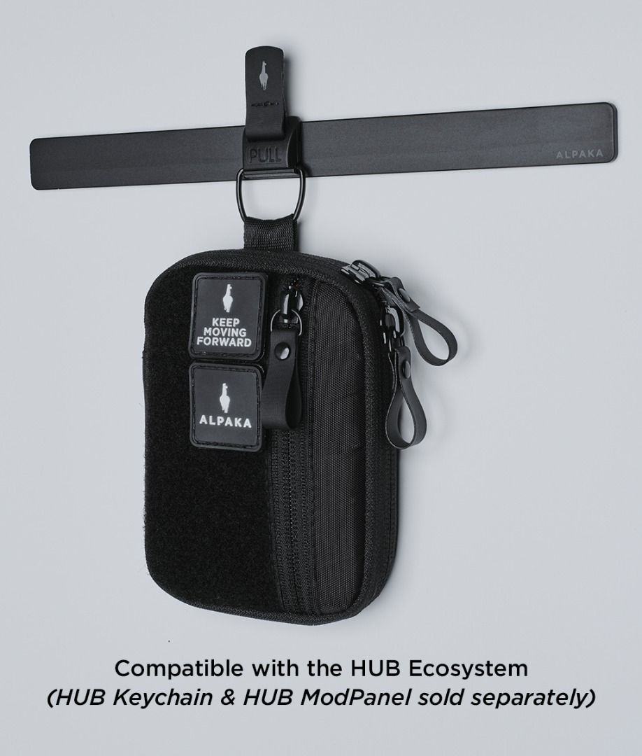 ALPAKA Hub Pouch Hook & Loop Water Resistant for Accessories, Lighter, Knife, Women's Fashion ...