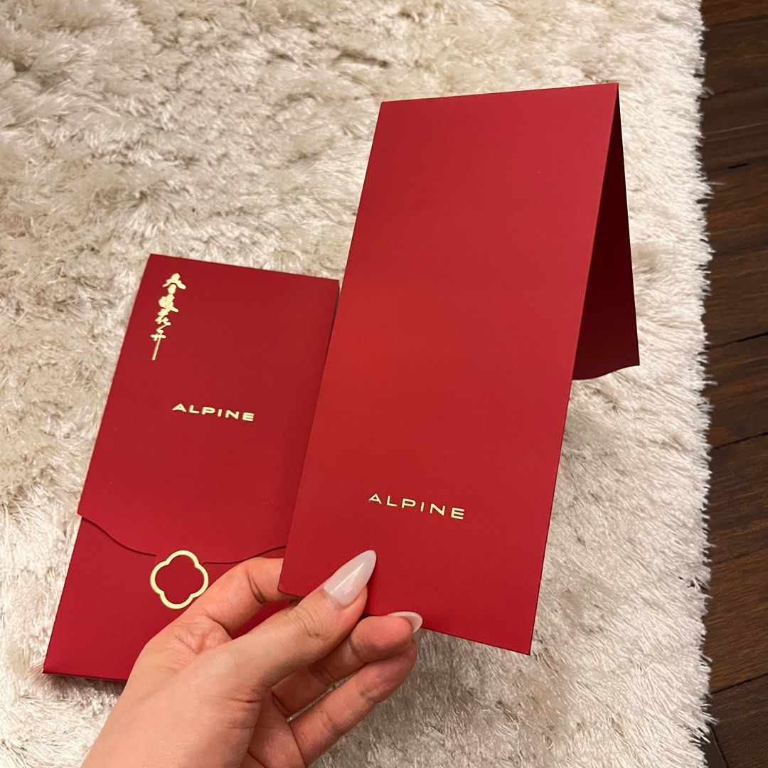 Alpine Red Packets - 10 Pieces, Hobbies & Toys, Stationery & Craft ...