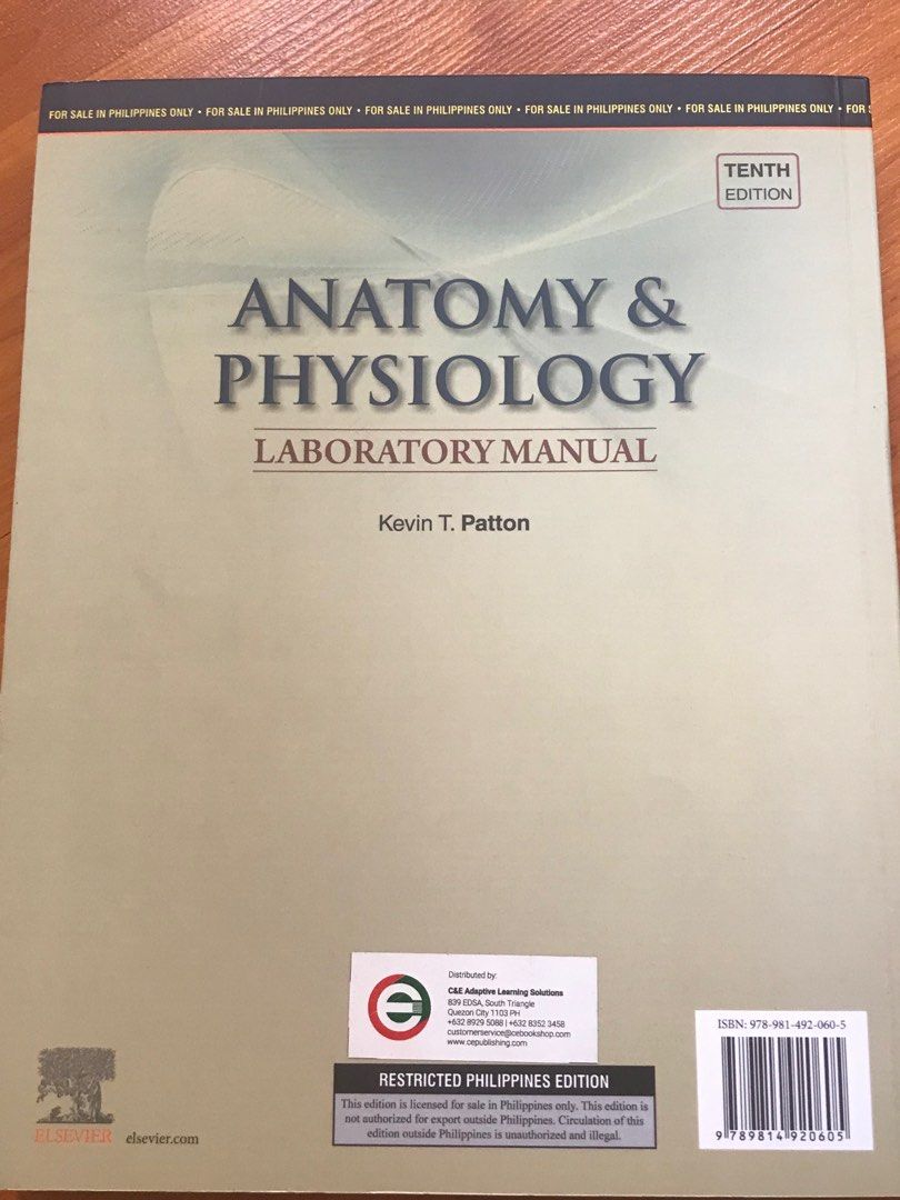 Anatomy and Physiology Laboratory Manual, Hobbies & Toys, Books & Magazines, Textbooks on Carousell