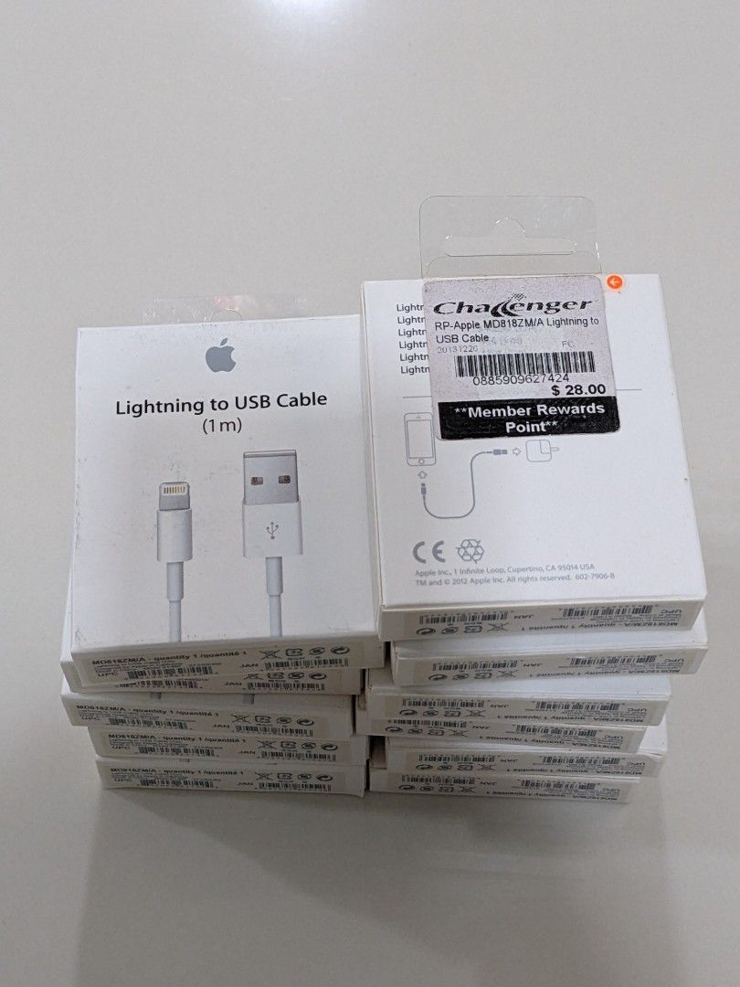 Apple Lightning to USB B Cable (1m), Mobile Phones & Gadgets, Mobile ...