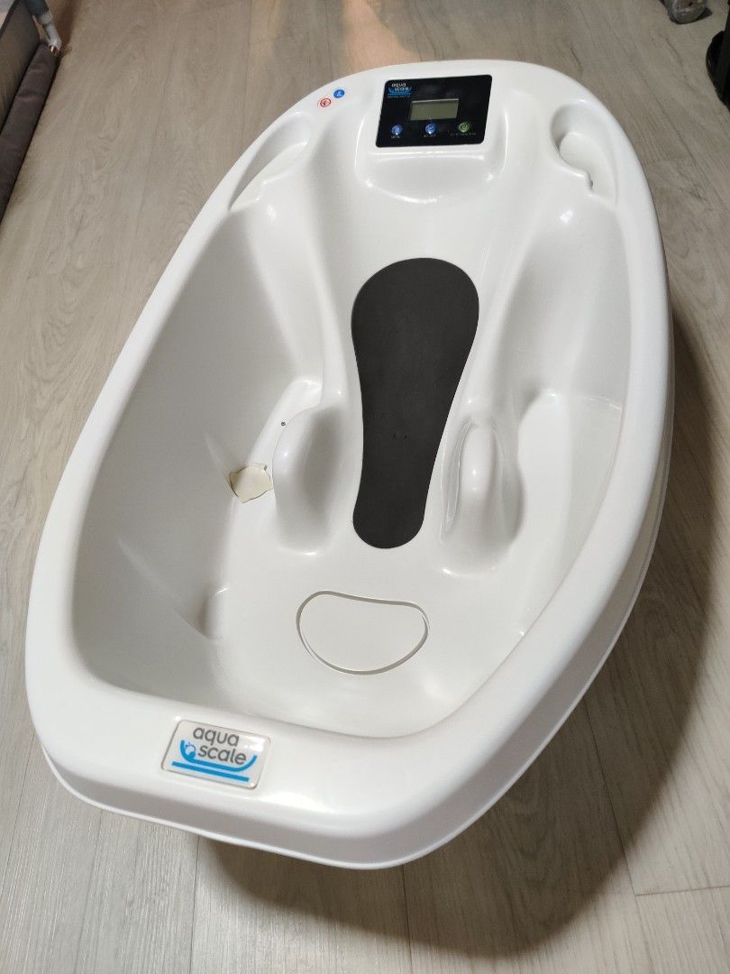 Aquascale Digital Scale and Thermometer 3-in-1 Infant Bathtub, Babies ...