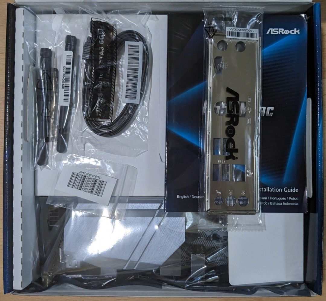 Asrock B550m/ac AM4 mATX Motherboard, Computers & Tech, Parts ...