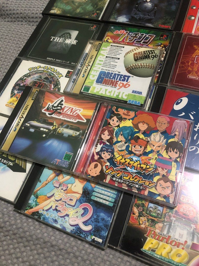 Assorted lot set of ps1 and saturn japan game discs, Video Gaming ...