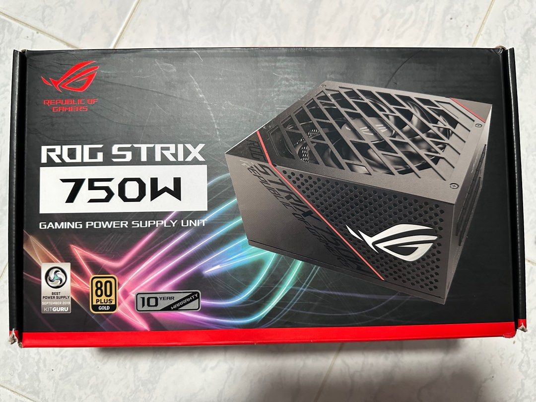 Asus ROG Strix 750W 80+ Gold Power Supply, Computers & Tech, Parts & Accessories, Computer Parts ...