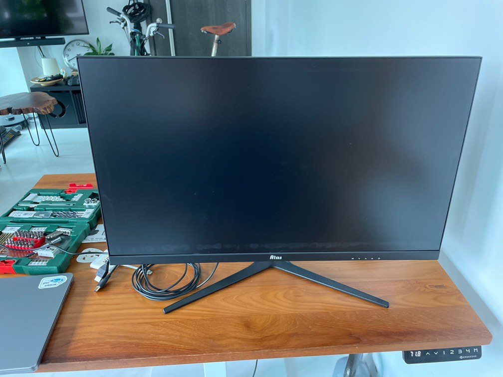 Monitor ATAS IPS 27” 2K 75Hz like new, with box&cables, Computers ...