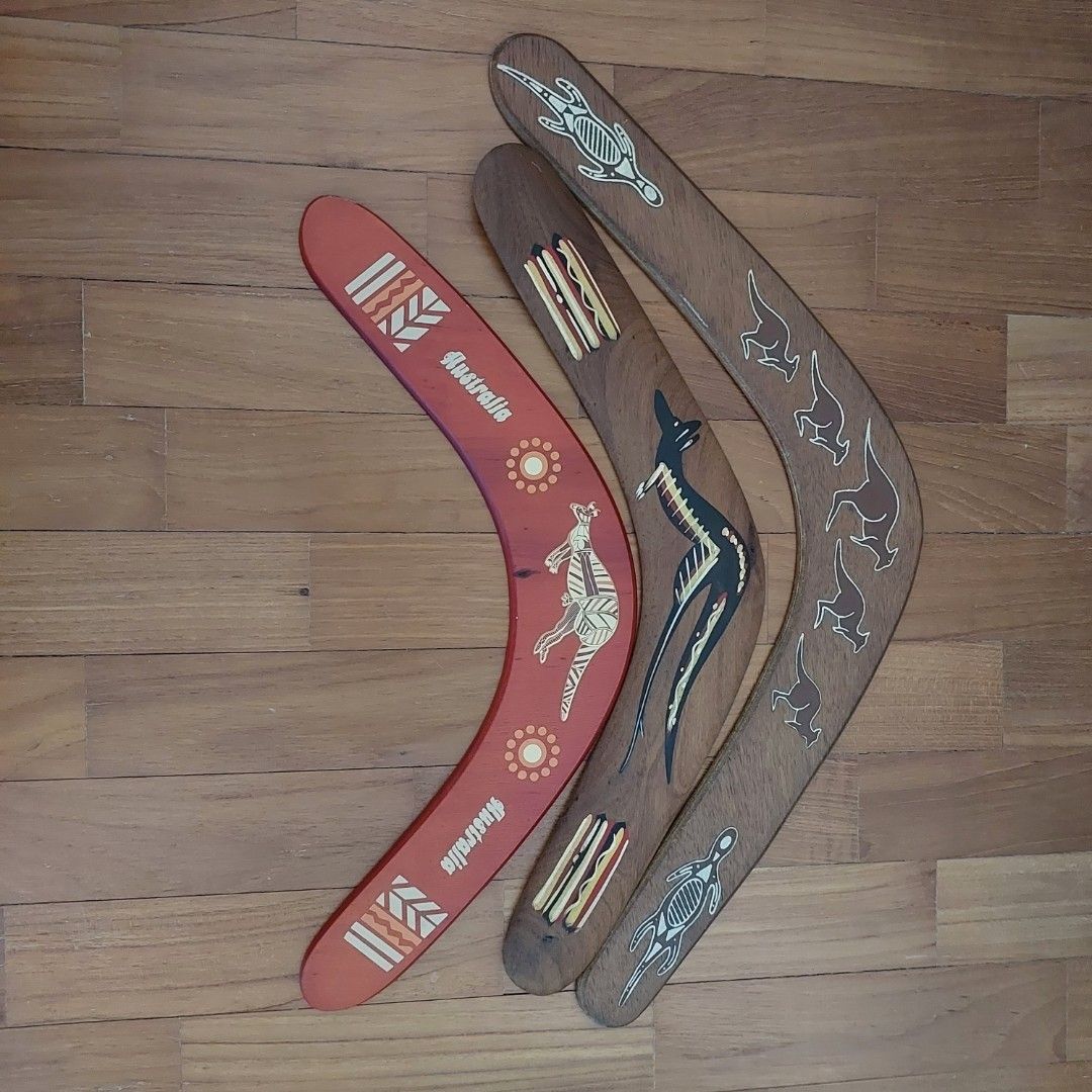 Australian boomerangs, Hobbies & Toys, Toys & Games on Carousell