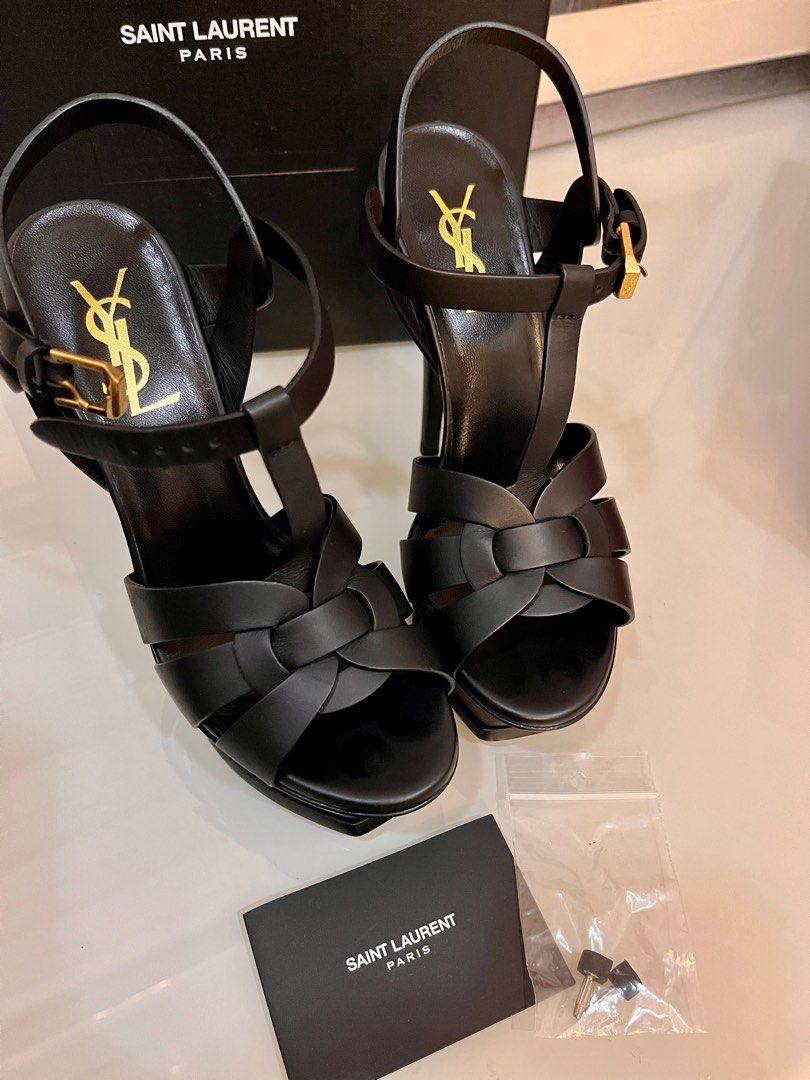 AUTHENTIC YSL TRIBUTE HIGH HEELS, Women's Fashion, Footwear, Heels on ...