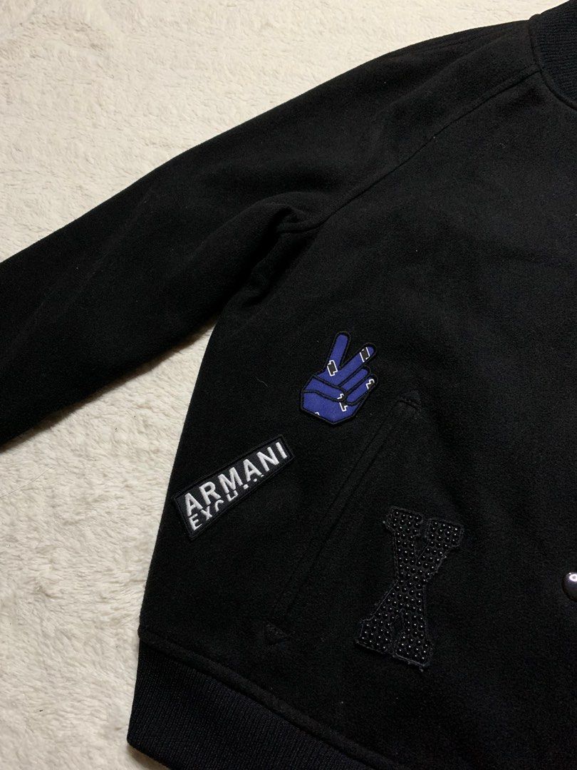 AX Varsity Patch Jacket, Women's Fashion, Coats, Jackets and Outerwear ...