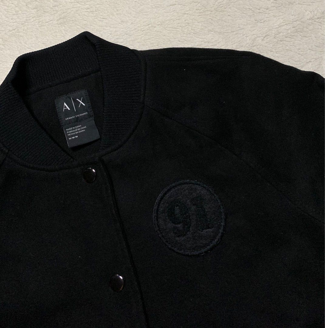 AX Varsity Patch Jacket, Women's Fashion, Coats, Jackets and Outerwear ...