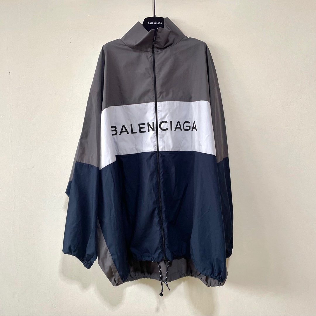 Balenciaga Track Windbreaker Jacket, Men's Fashion, Coats, Jackets and ...