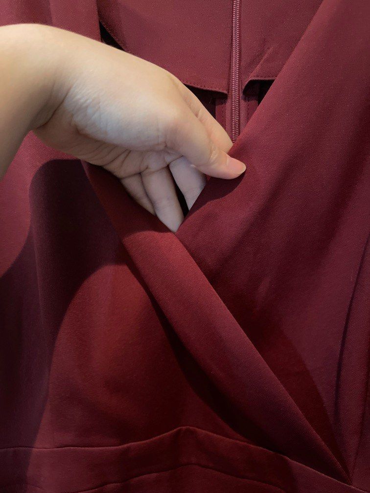 Boutique Brick Red Dress, Women's Fashion, Dresses & Sets, Dresses on ...