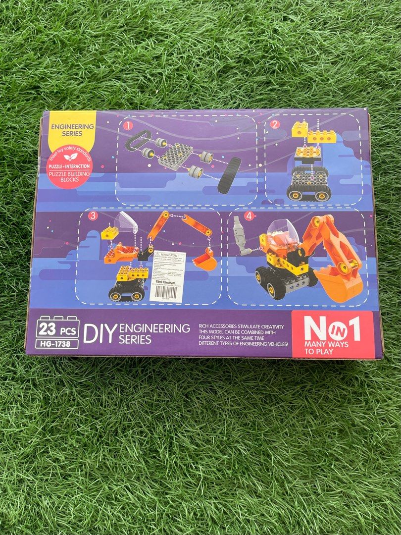 Bricks Kingdom DIY ENGINEERING SERIES, Toys & Collectibles, Mainan di Carousell