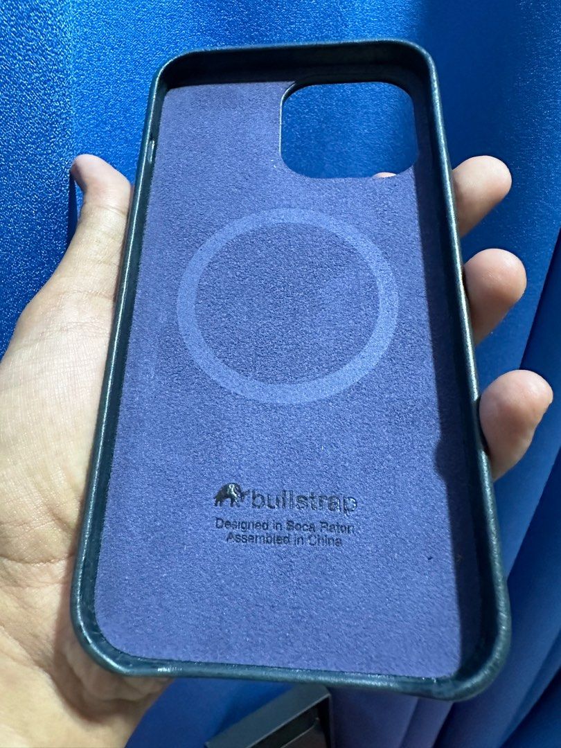 Bullstrap Leather Case For Iphone 13 Pro Max Ocean BNOB, Telepon ...