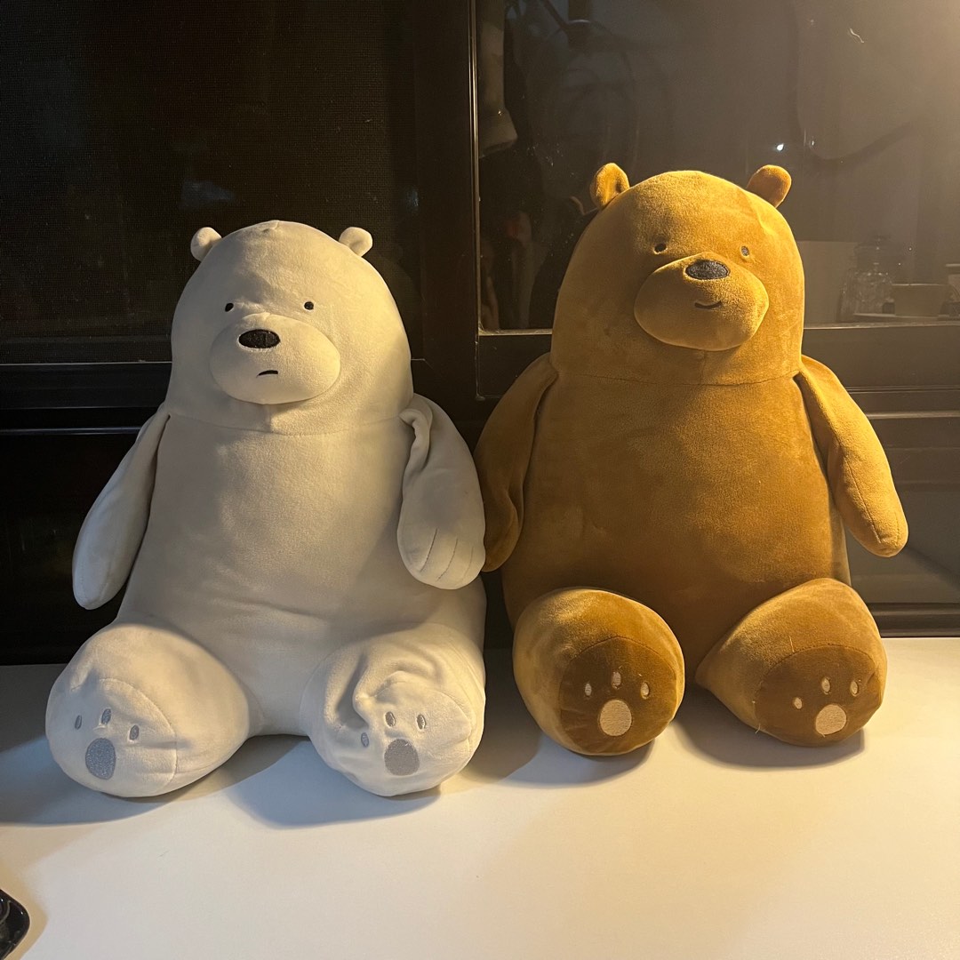 bundle 40cm we bare bears cartoon network licensed stuff toy plushie ...