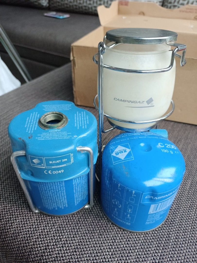 Camping light and gas canisters, Sports Equipment, Hiking & Camping on ...