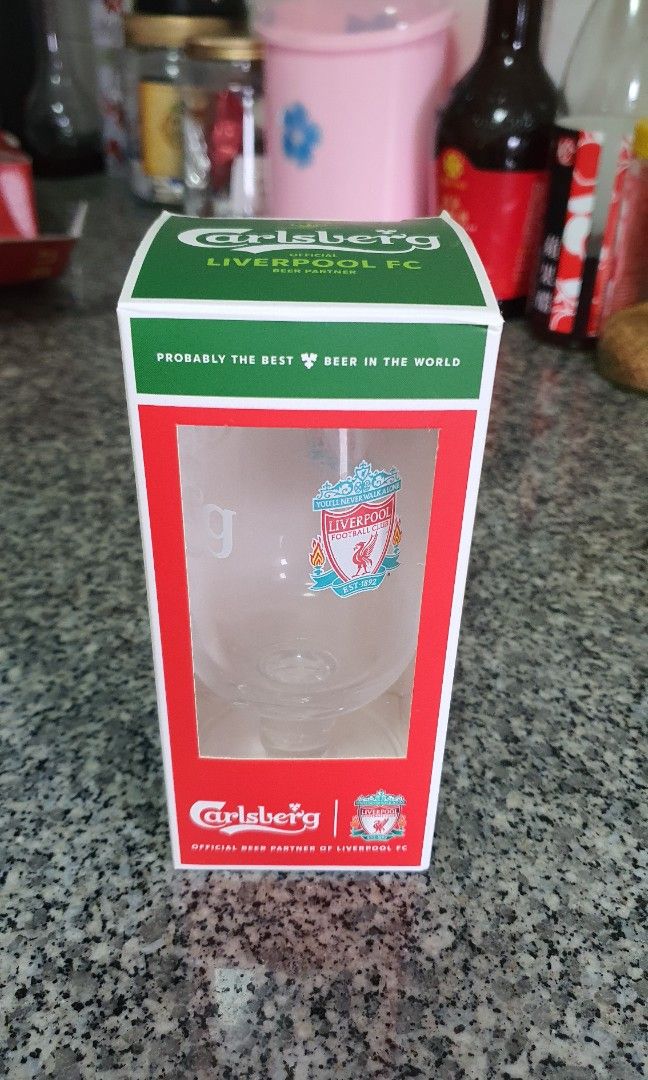 Carlsberg Liverpool glass, Furniture & Home Living, Kitchenware ...
