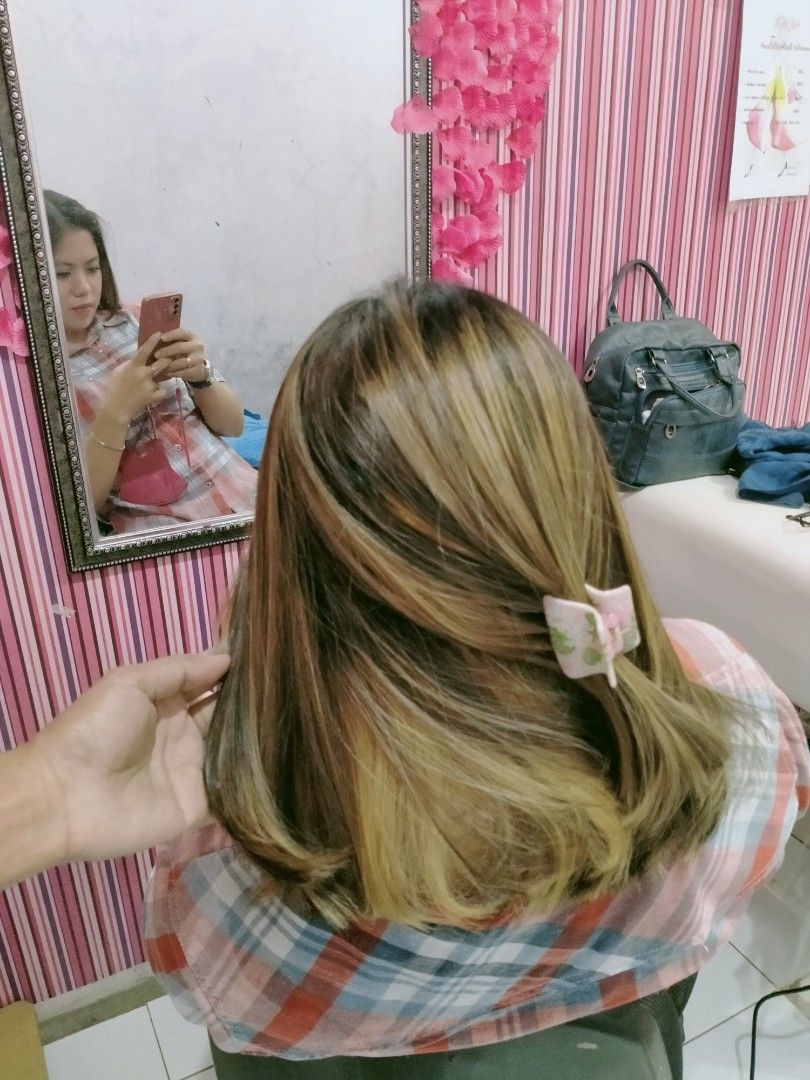 cat rambut , pewarnaan rambut , colouring , highlight, Jasa, Beauty ...