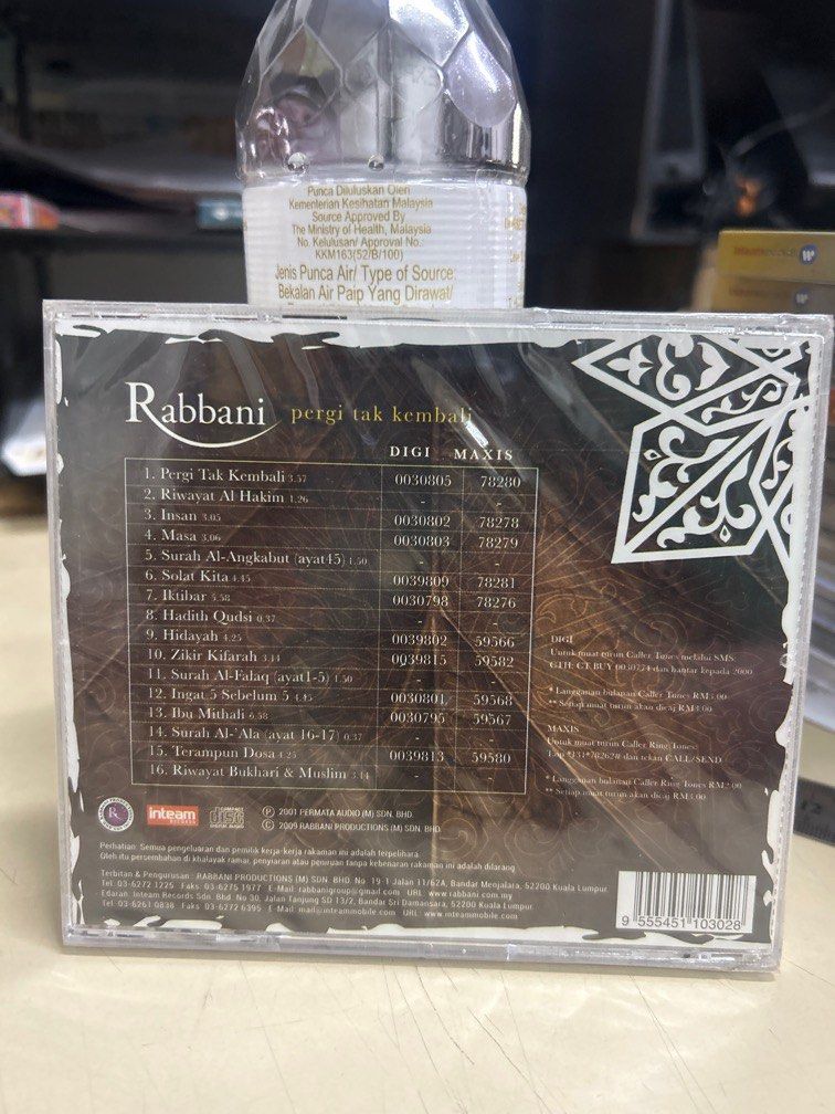 CD Pergi Tak Kembali - Rabbani, Hobbies & Toys, Music & Media, CDs ...
