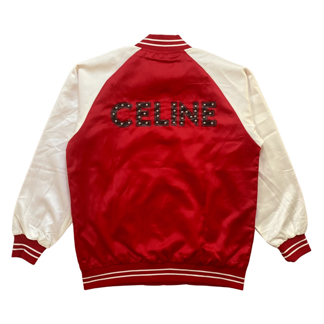 celine varsity, Men's Fashion, Coats, Jackets and Outerwear on Carousell