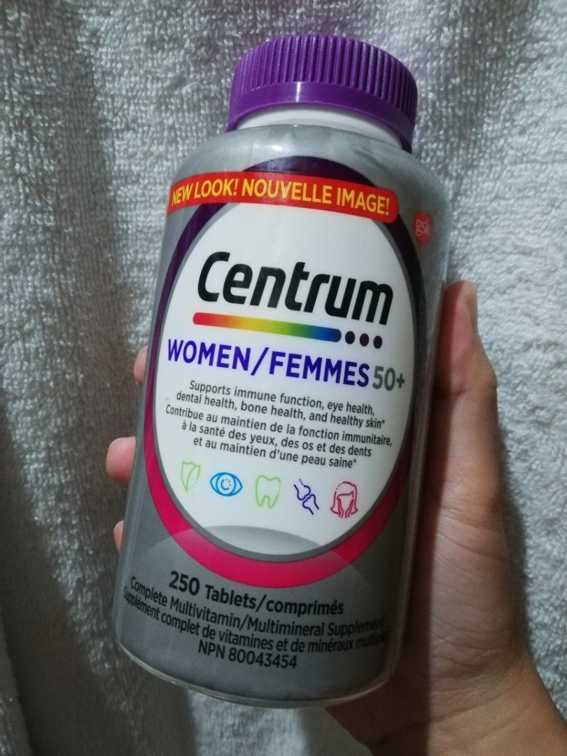 Centrum Women 50+, Health & Nutrition, Health Supplements, Health Food ...