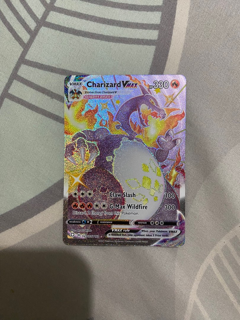 Charizard VMAX Shiny SV107 - Pokemon Shining Fates, Hobbies & Toys ...