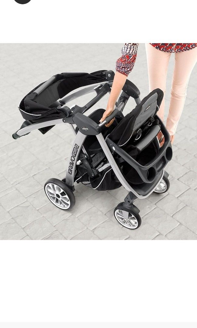 Chicco Bravo for 2 double sit stand stroller, Babies & Kids, Going Out ...