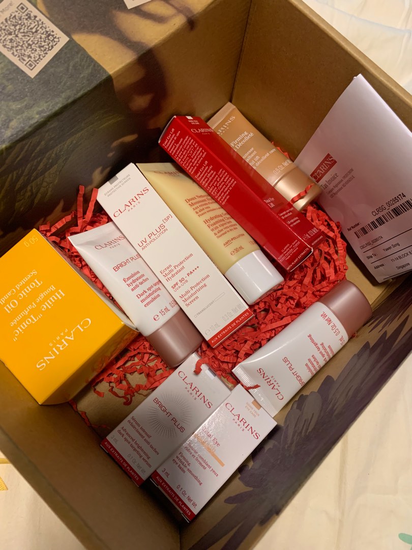 Clarins samples collection, Beauty & Personal Care, Face, Face Care on ...