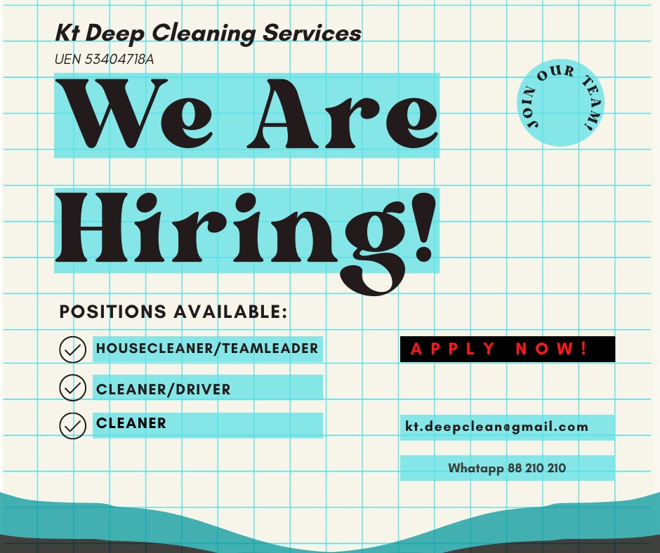 CLEANER VACANCY $2100, Jobs, Cleaning on Carousell