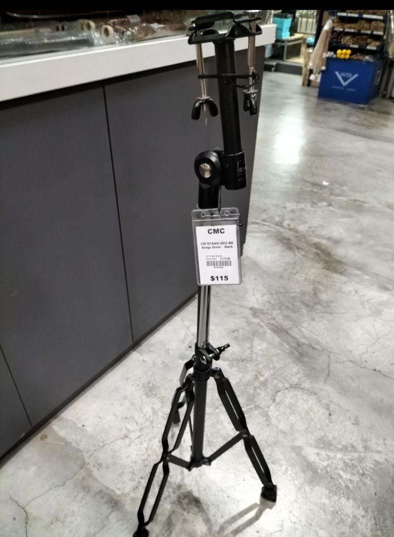 CMC-Bongo Stand (CM STAND-603-BK), Hobbies & Toys, Music & Media, Music ...