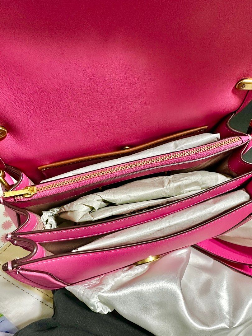 Coach Hero Crossbody in Pink, Women's Fashion, Bags & Wallets, Cross ...
