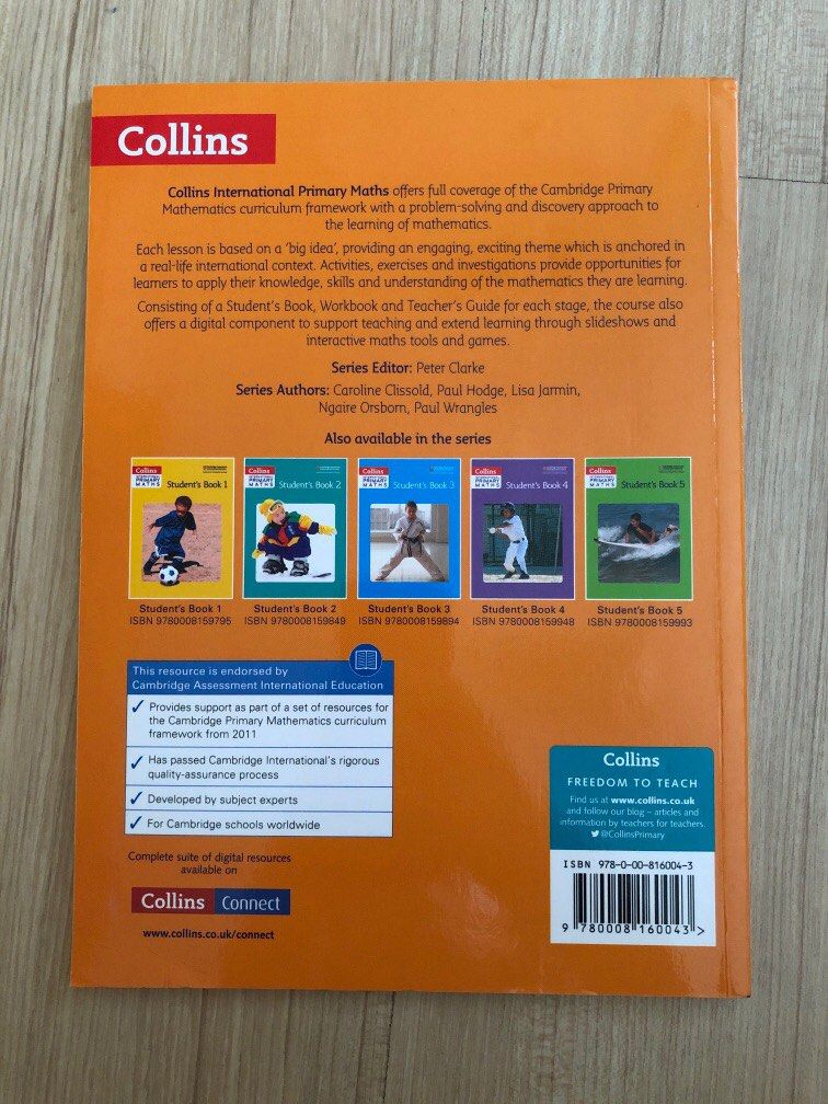 Collins International Primary Maths Student Book 6, Hobbies & Toys ...