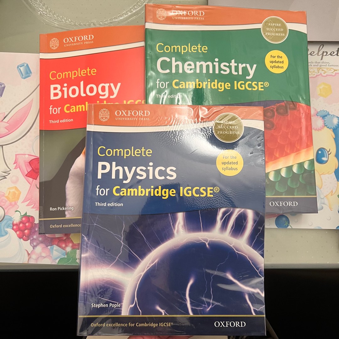 Complete biology/chemistry/physics for Cambridge IGCSE Third Edition ...
