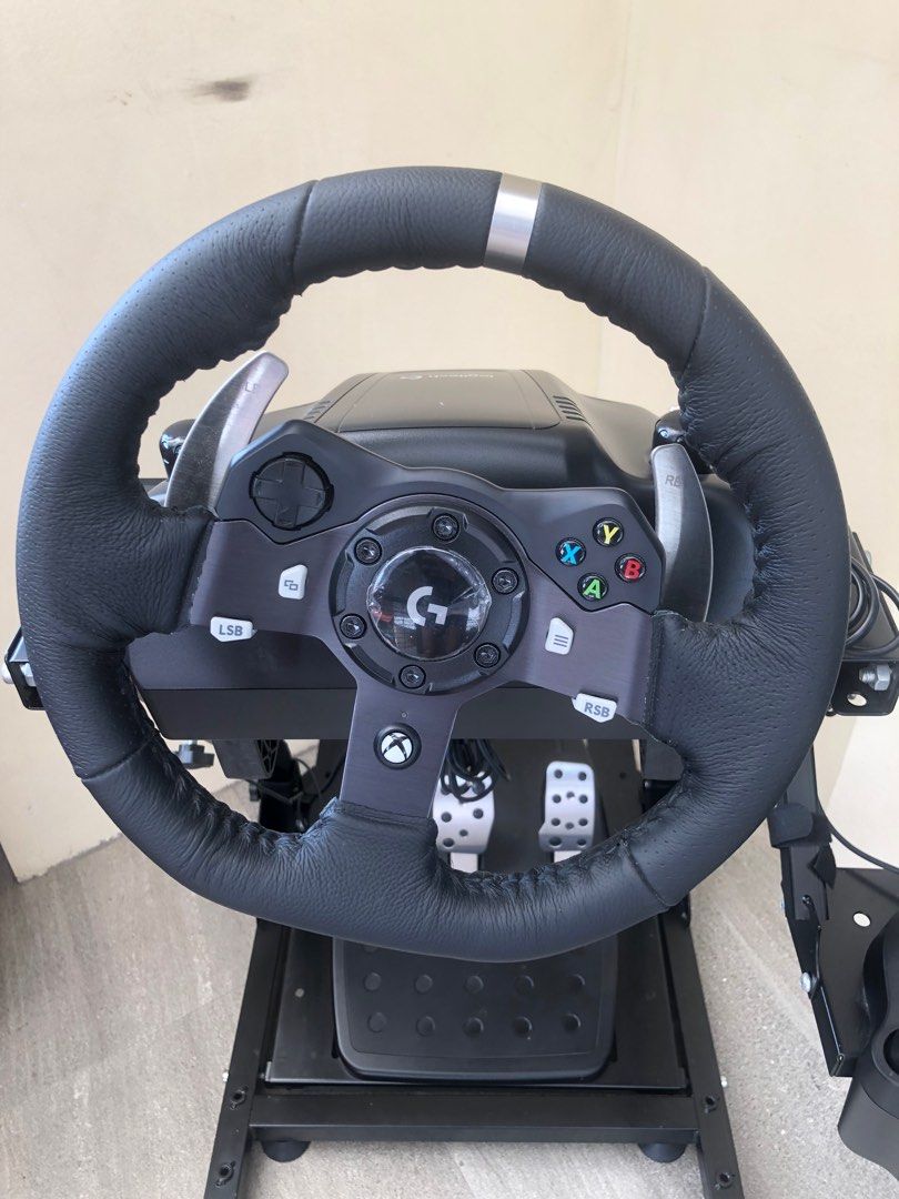 Complete Logitech G920 (wheel, pedals, shifter and stand), Video Gaming ...