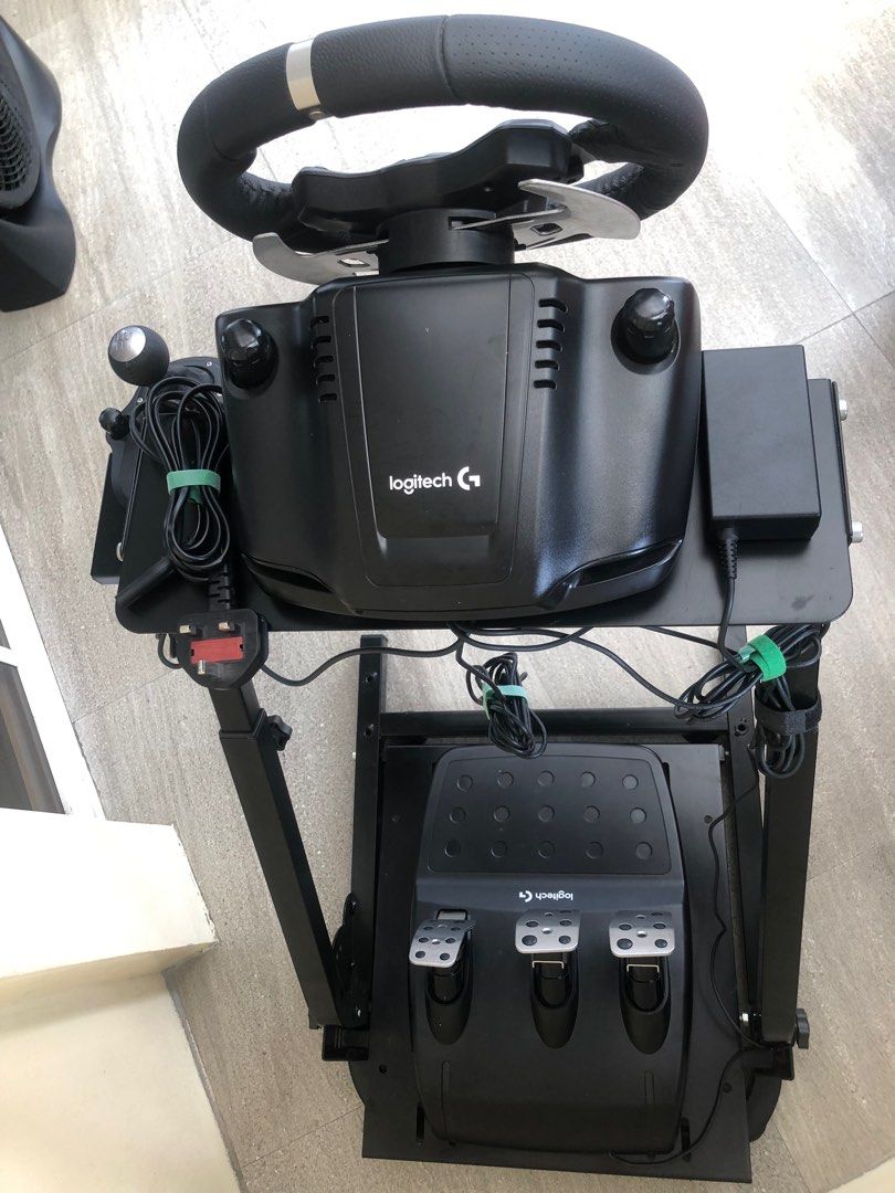 Complete Logitech G920 (wheel, pedals, shifter and stand), Video Gaming ...