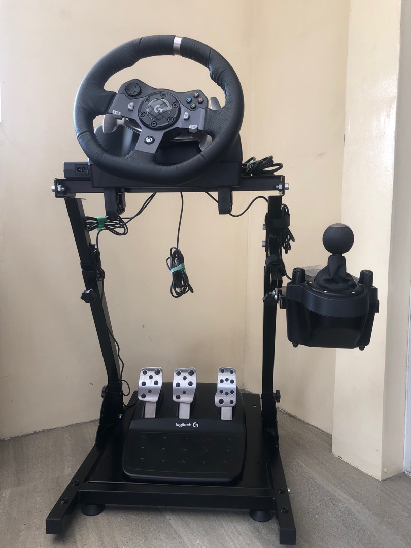 Complete Logitech G920 (wheel, pedals, shifter and stand), Video Gaming ...