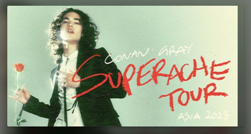 conan gray superache tour ticket, Tickets & Vouchers, Event Tickets on ...