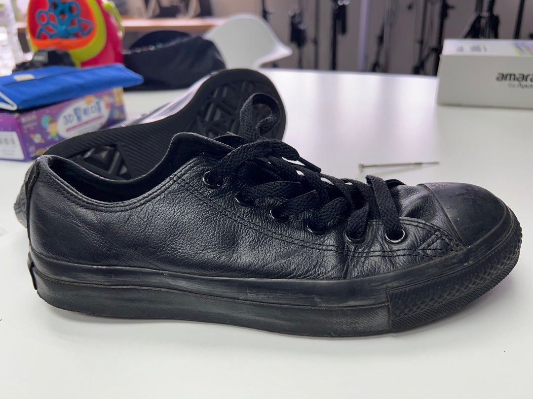 Converse: Chuck Taylor (Full 100% leather), Men's Fashion, Footwear ...