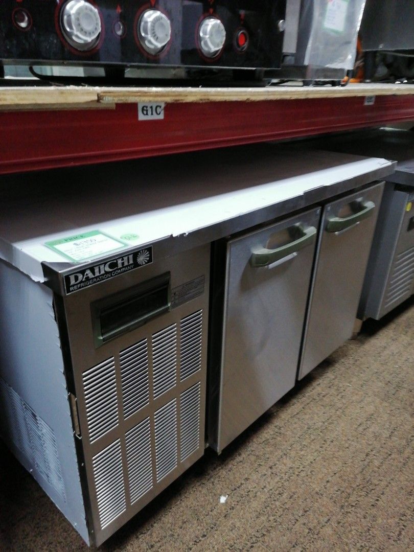 Daiichi 2 Doors Counter Freezer, 1200mm x 600mm x 850mmh, 180W, 220V ...