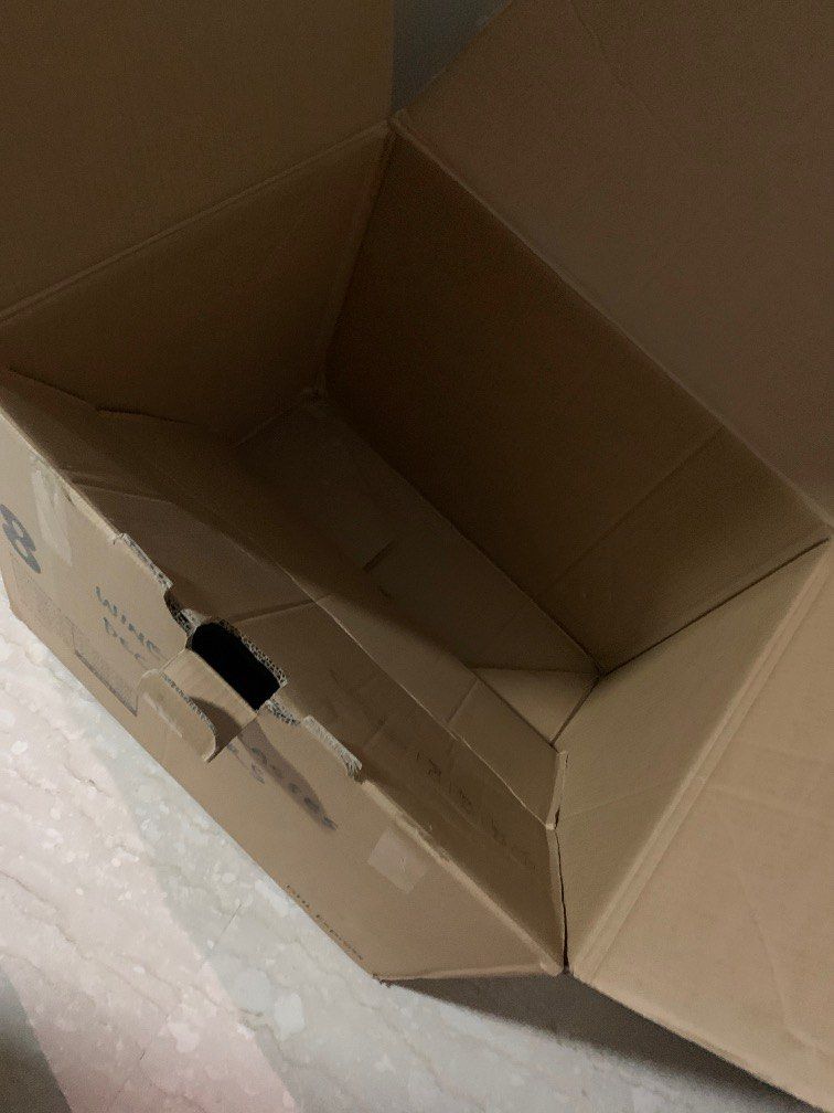 DHL carton box, Furniture & Home Living, Home Improvement ...