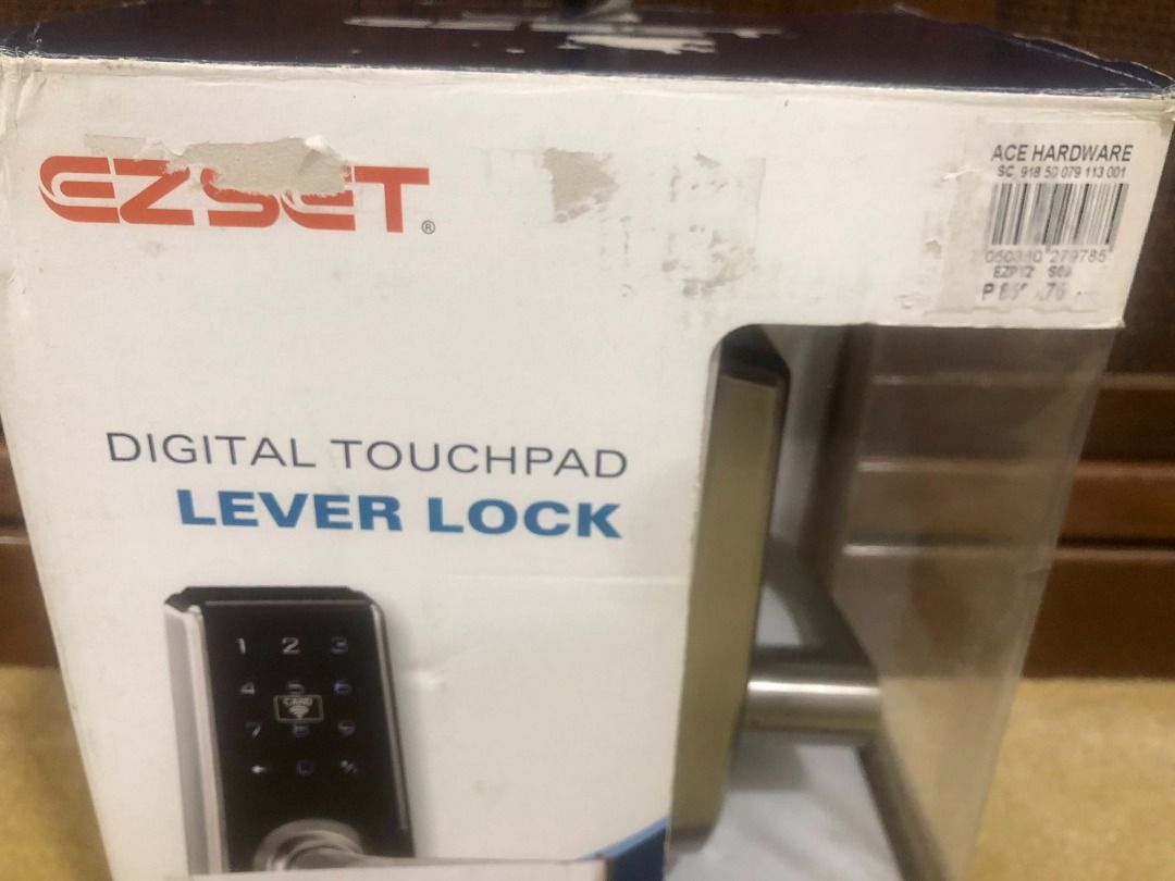 Digital Door Lock EZSET, Furniture & Home Living, Security & Locks ...