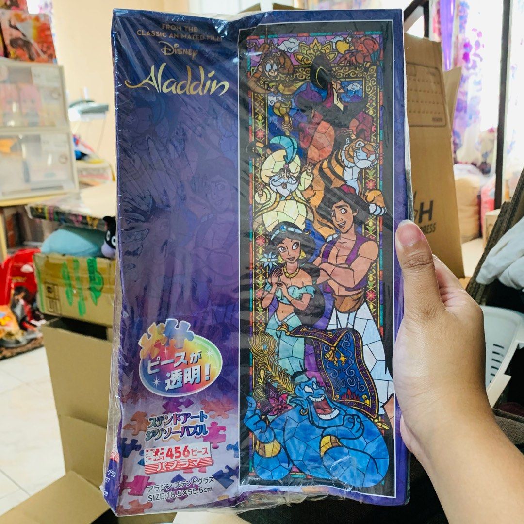 Disney aladdin jigsaw puzzle stained art 456pcs, Hobbies & Toys, Toys ...