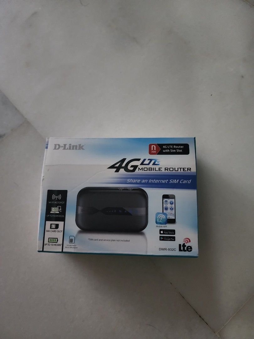 D-Link 4G sim card mobile router, Computers & Tech, Parts & Accessories ...