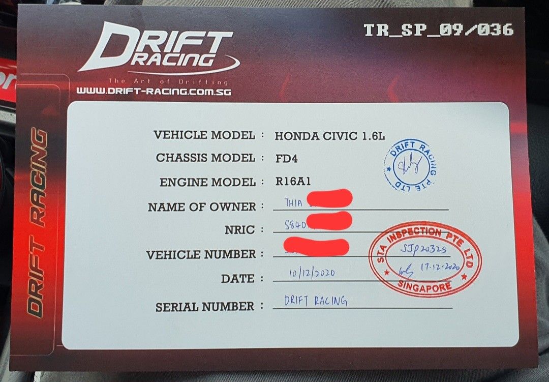 Drift racing full system (Civic FD4), Car Accessories, Accessories on ...