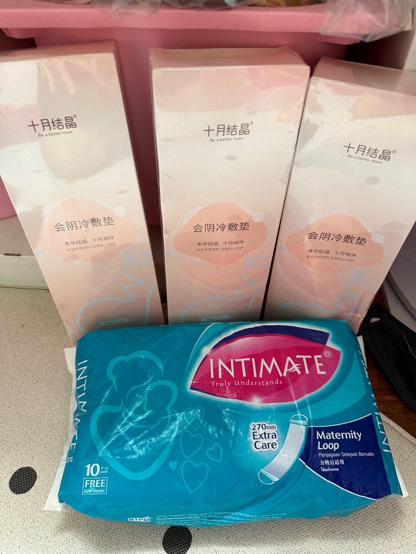 Drypers Newborn Diaper and Postpartum Set - Perineal Cooling Pad and ...