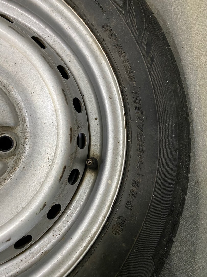 NEG. Dunlop basic tires fr. Avanza, Car Parts & Accessories, Mags and ...